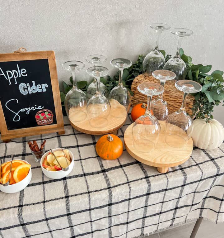 Apple Cider Sangria Bar - Aleka's Get-Together