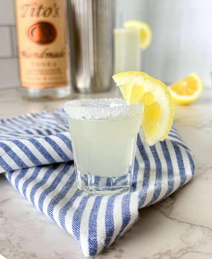 Refreshing Lemon Drop Shot - Aleka's Get-Together
