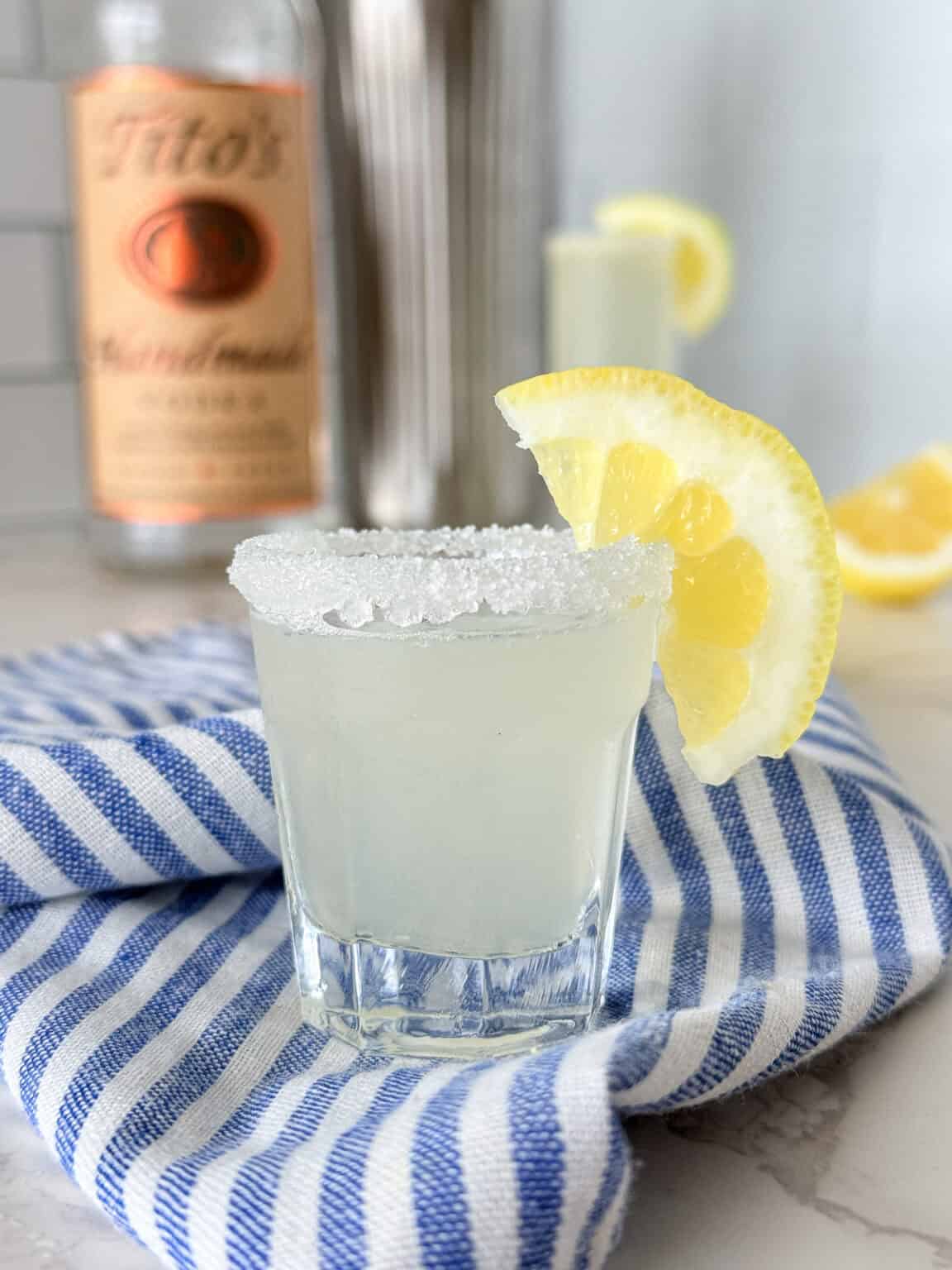Refreshing Lemon Drop Shot - Aleka's Get-Together
